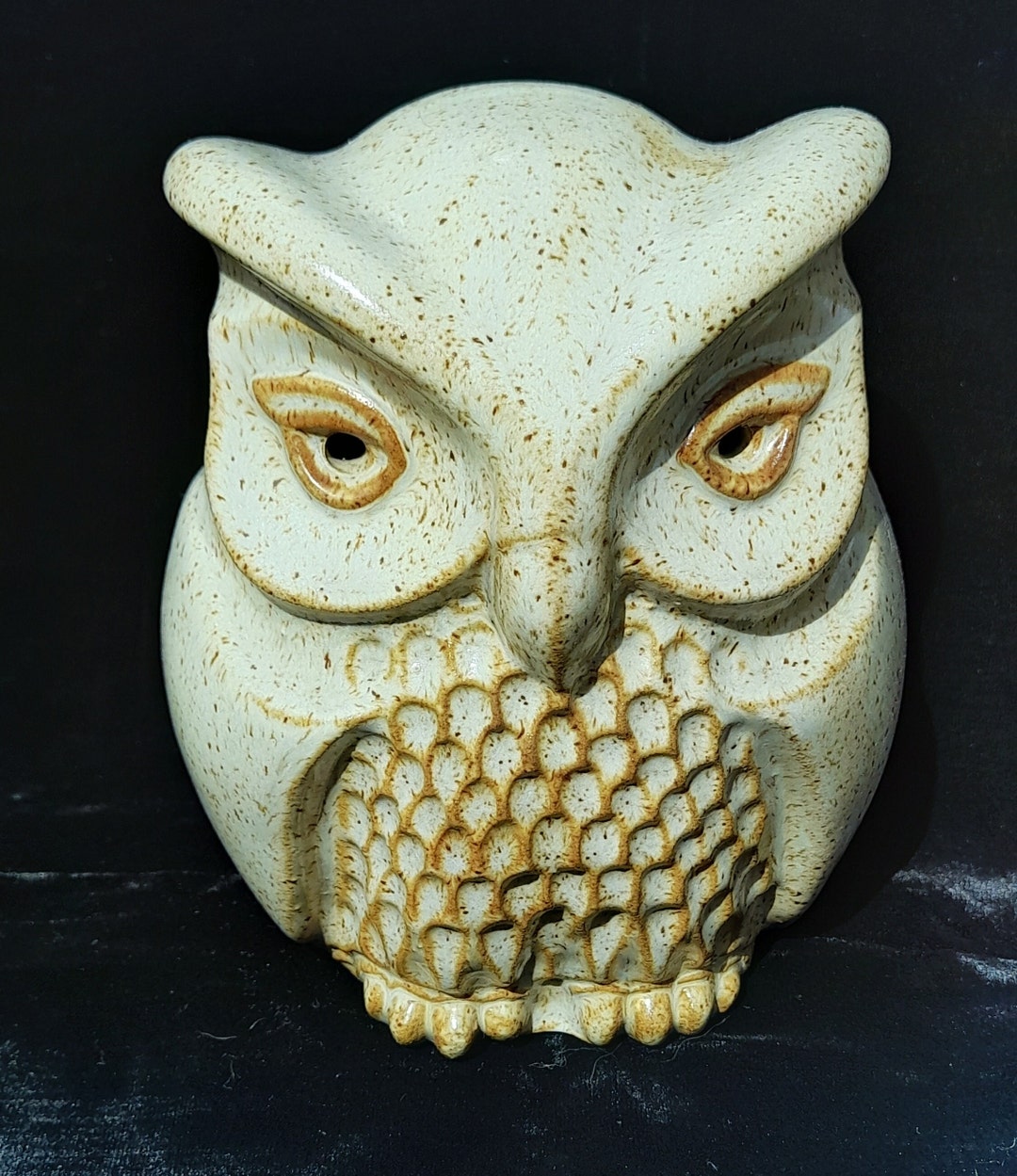 Vintage Mid Century Pottery Owl Money Box, Neutral Tones - Etsy