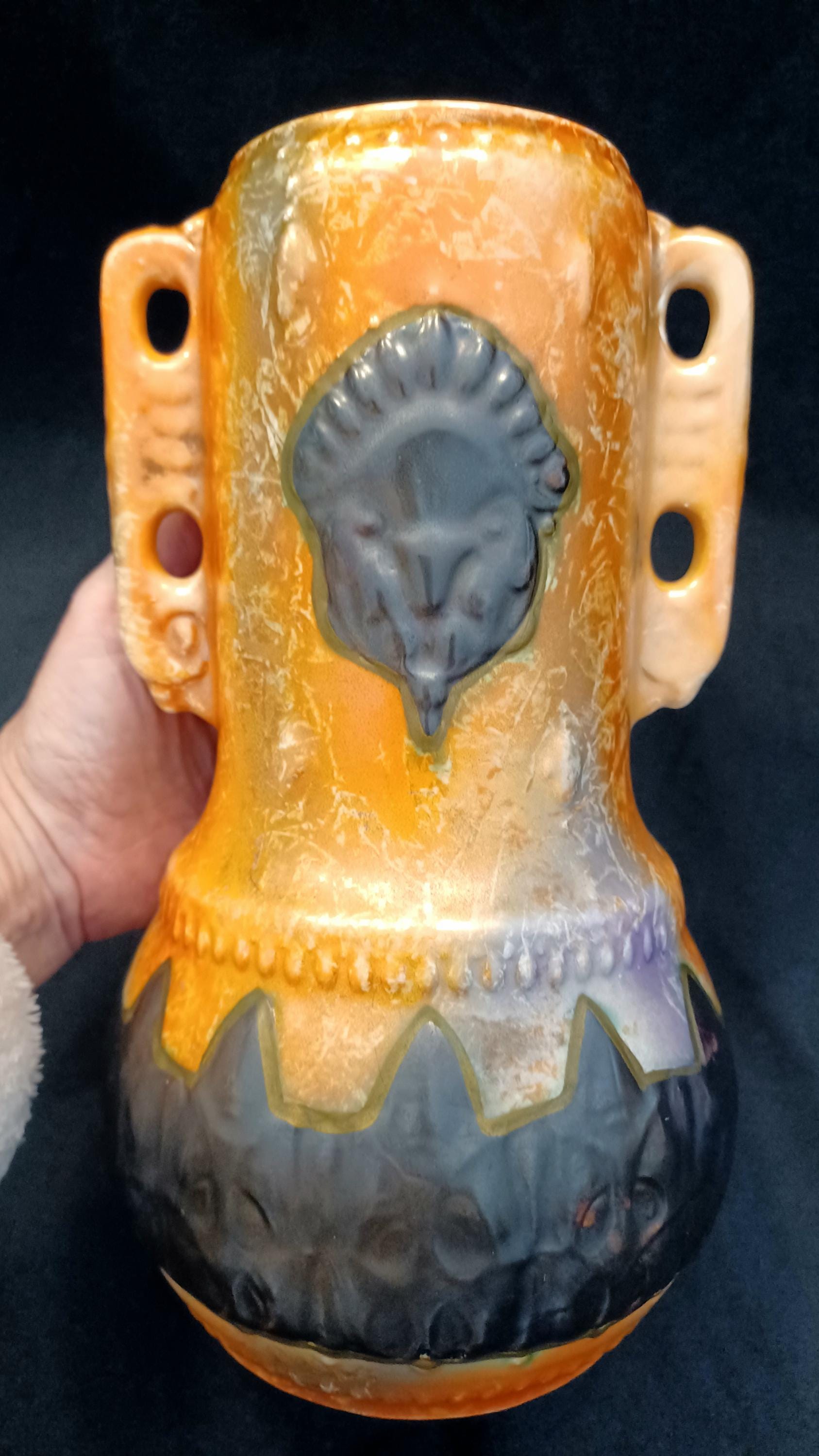 1930s Ditmar Urbach Czech Alienware Vase - Czechoslovakian Alienware ...