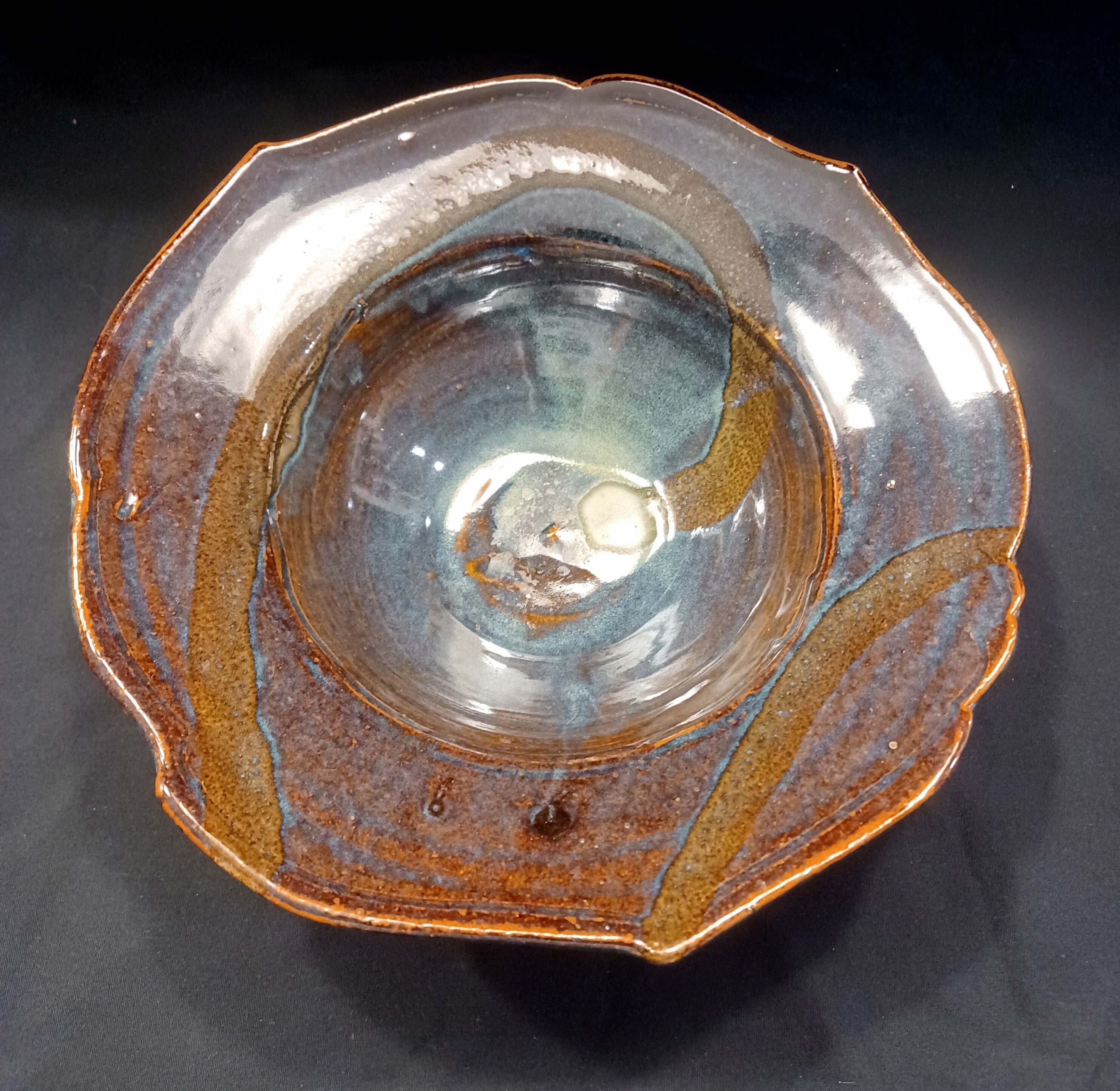 Beautiful Studio Pottery Bowl - Signed Chuck Moore? Pottery Dish ...