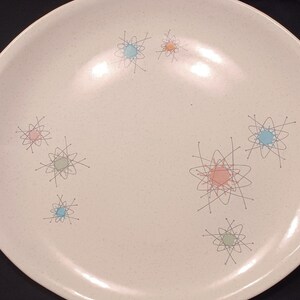 Vtg Grant Crest MCM Atomic Starburst Chop Platter | Mid Century Modern ...