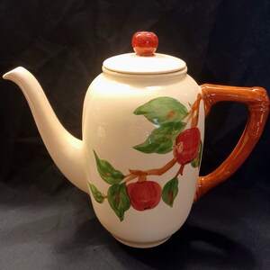 Franciscan Apple Ware - Franciscan Apple Coffee Pot / Tea Set ...