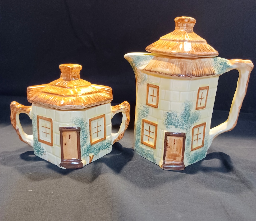 Vintage Keele Street Pottery Co LTD Staffordshire England Hand Painted ...