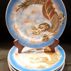 Beautiful 1920's / 1930's Blue Moriage Dragonware Tea Set Made in Japan ...