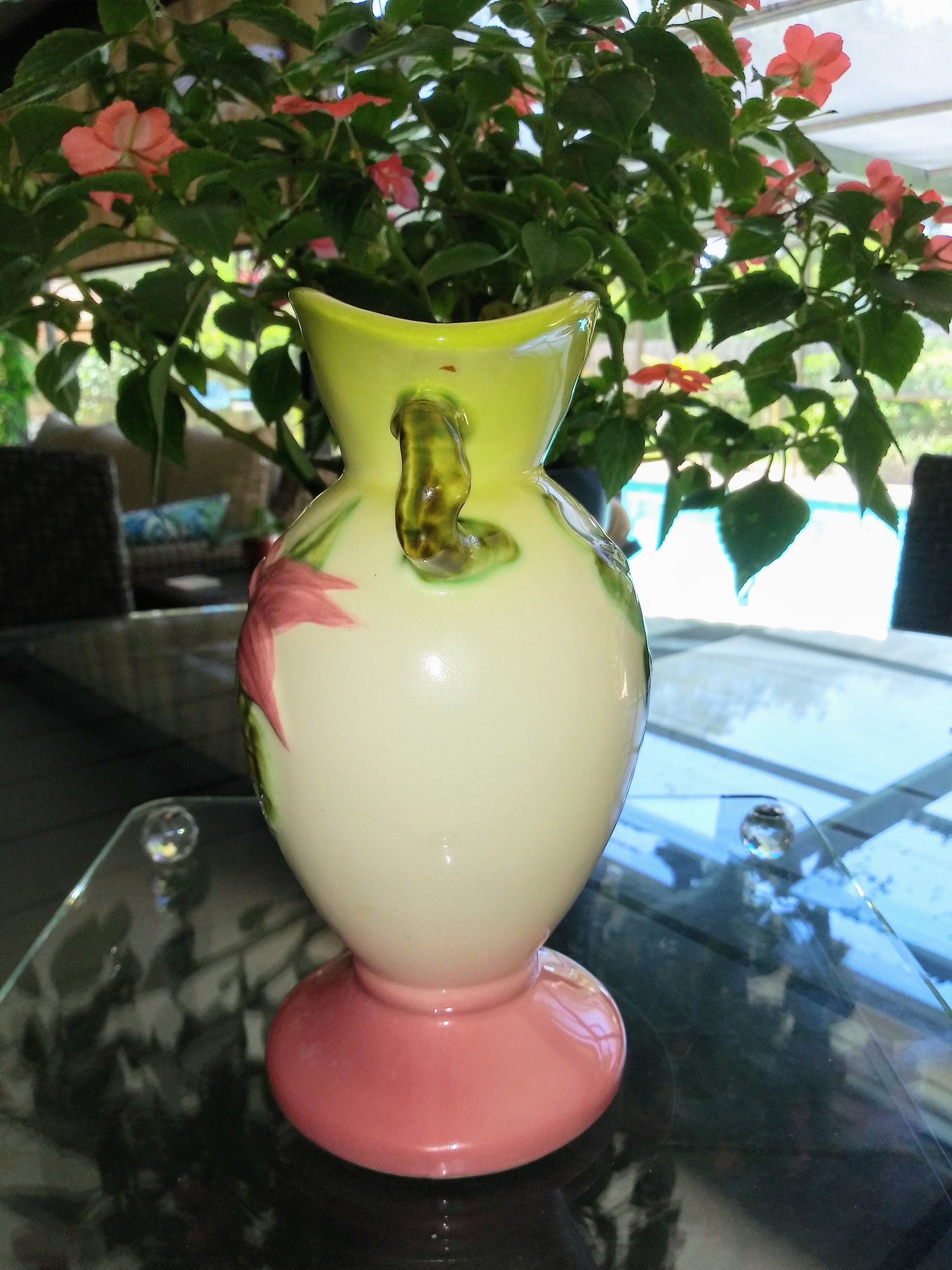 Vintage Hull Pottery Woodland Vase Hull W4 6-1/2 - Etsy