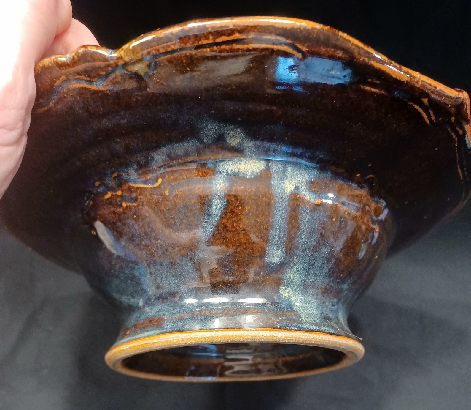 Beautiful Studio Pottery Bowl - Signed Chuck Moore? Pottery Dish ...