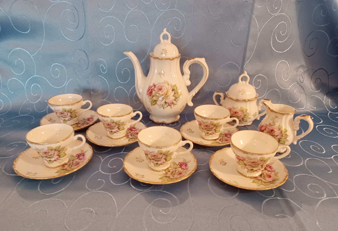 Tea Set - Royal Crown Tea Set - Made in Japan Tea Set - Royal Crown ...