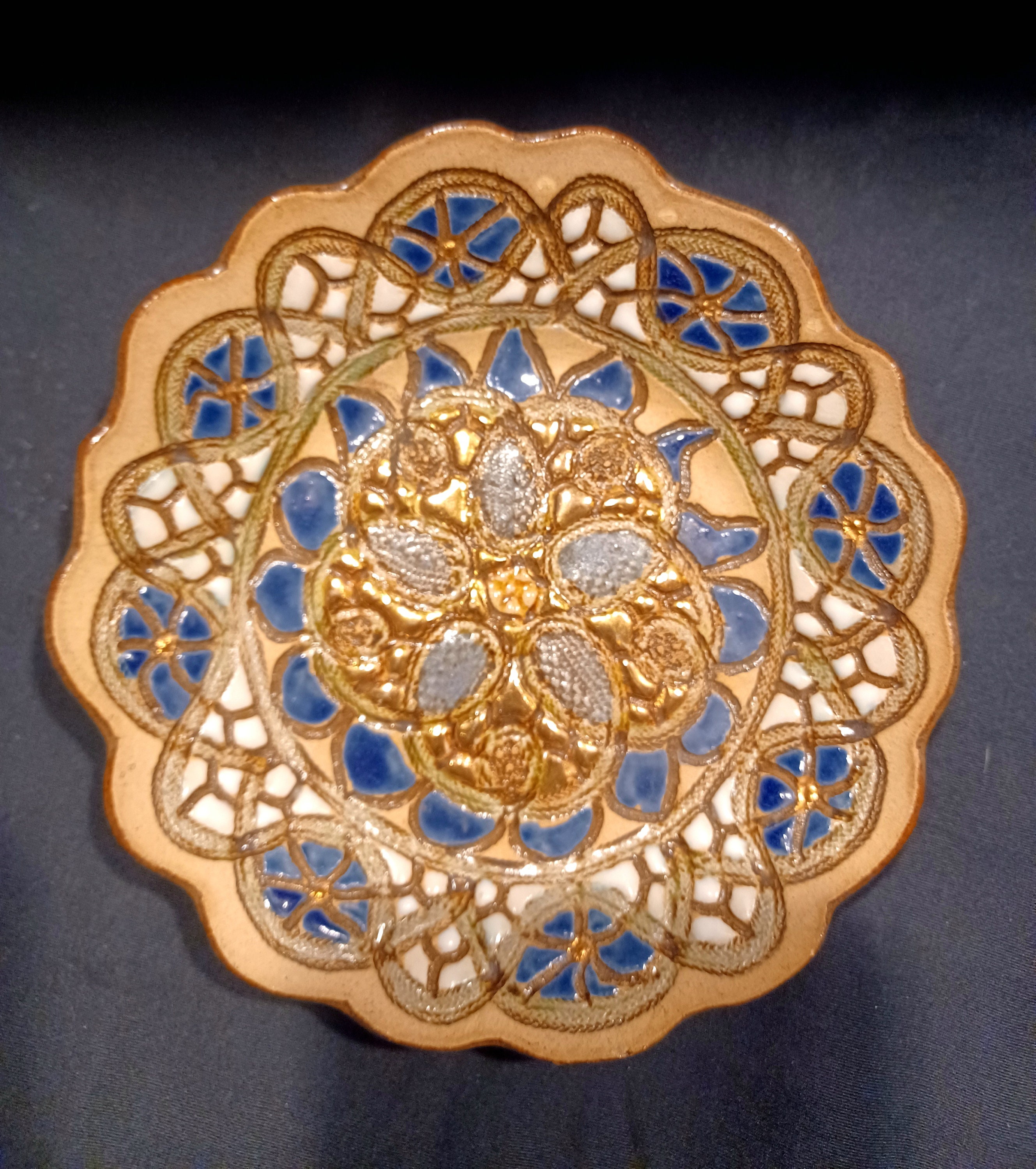 WEDGE POTTERY Brandon FLA. Dish C. 1981 - Etsy