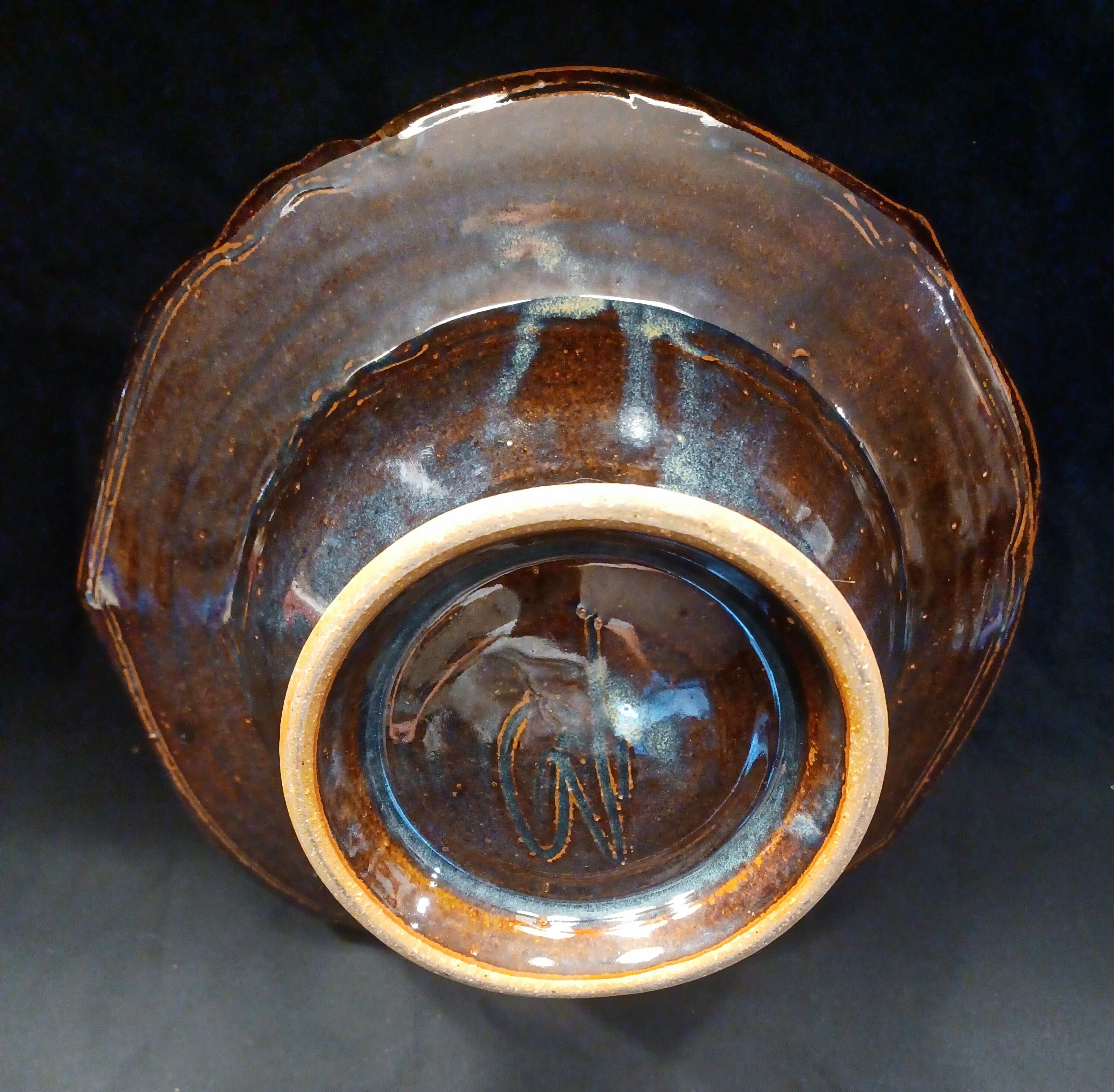 Beautiful Studio Pottery Bowl - Signed Chuck Moore? Pottery Dish ...