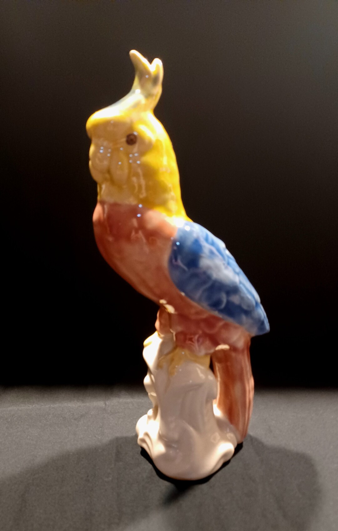 MCM Cockatiel Figurine - Maddox? - California Pottery? - Marked FCC ...