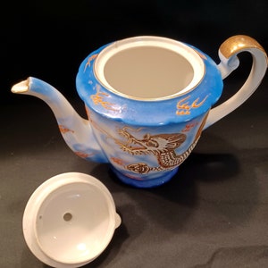 Beautiful 1920's / 1930's Blue Moriage Dragonware Tea Set Made in Japan ...