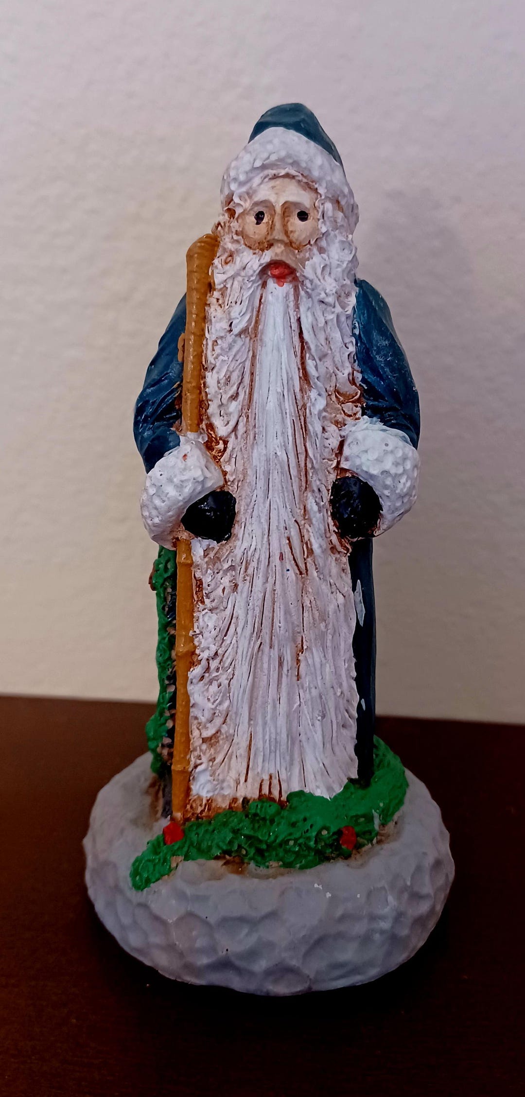 1991 Old World Santa - Vintage Santa Figure - 1991 Merry Christmas June ...