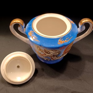 Beautiful 1920's / 1930's Blue Moriage Dragonware Tea Set Made in Japan ...