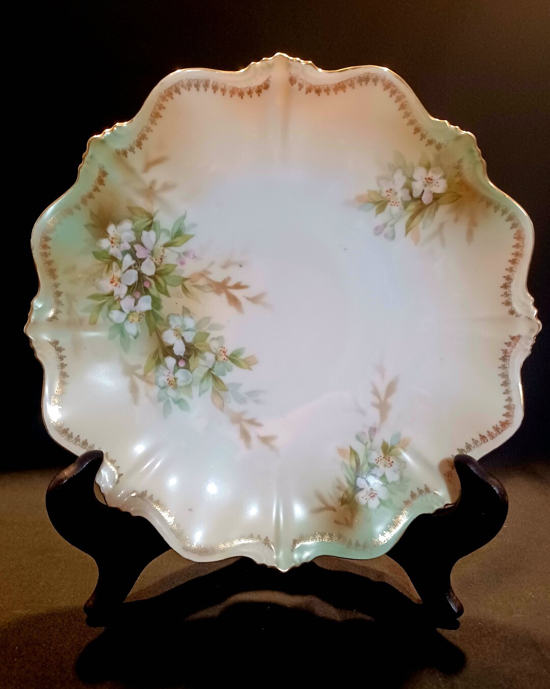 TWO R.S PRUSSIA Plates- Reinhold Schlegelmilch Plates - Circa Late 1800 ...