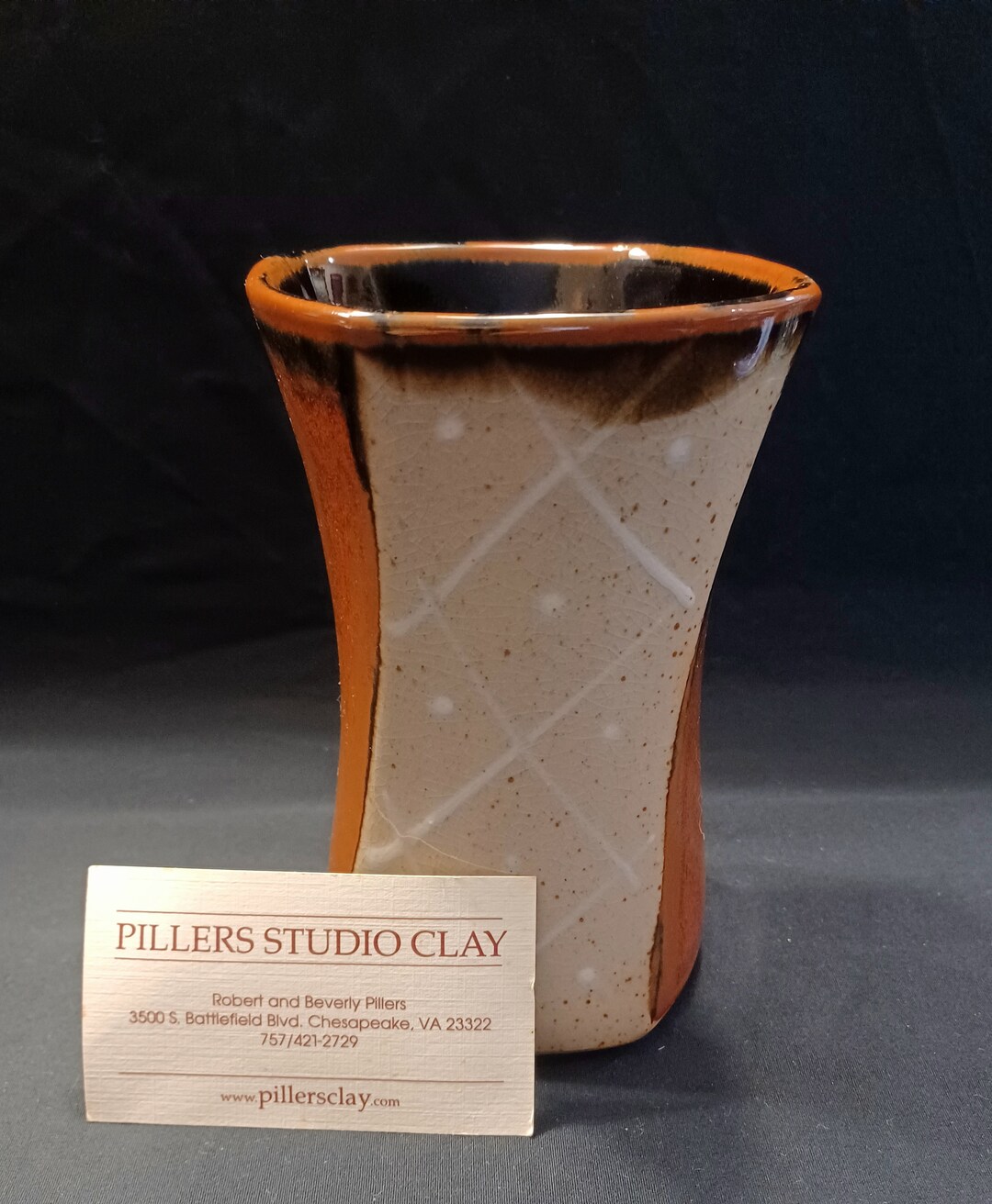 Pillers Studio Clay Vase - Pillers Pottery Vase - Robert and Beverly ...