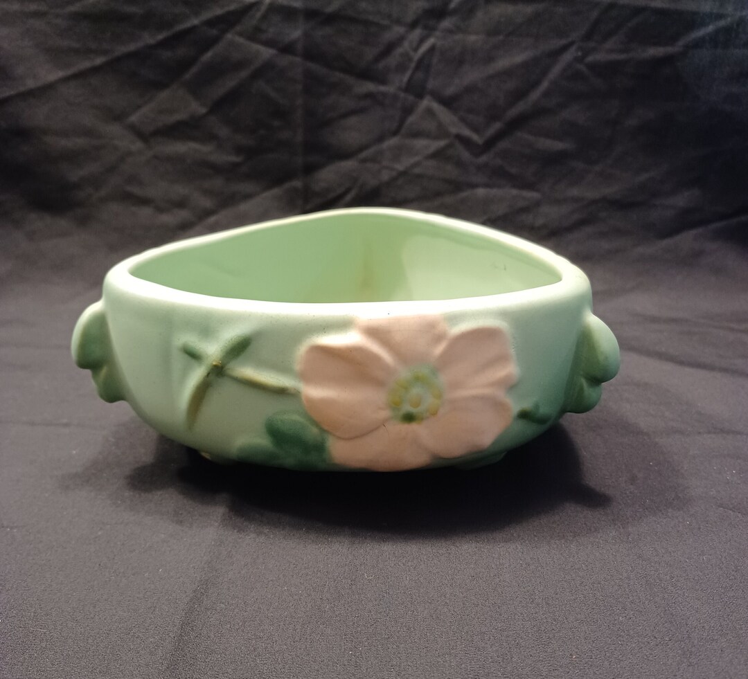 Weller Pottery - 1930's Art Deco Weller Pottery Triangle Bowl - Weller ...