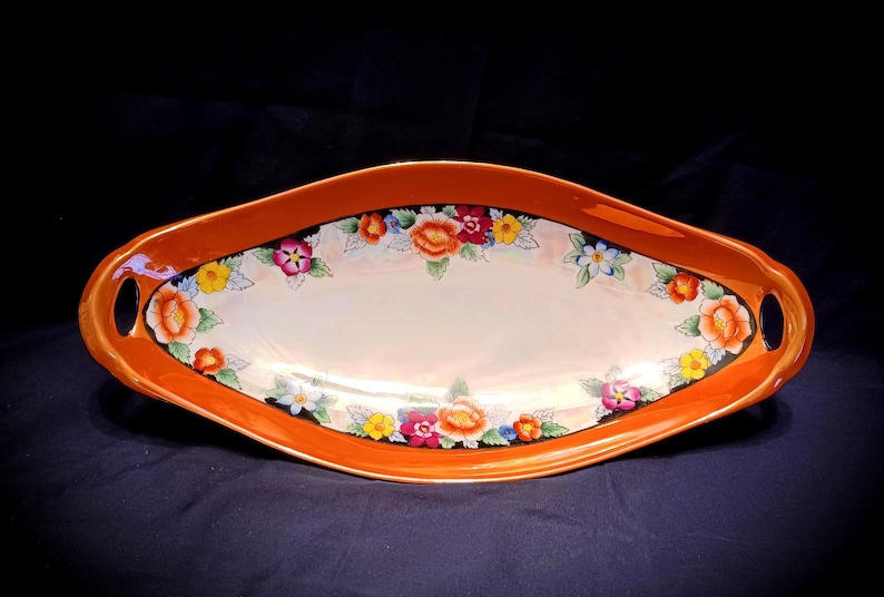 1920's Noritake Art Deco Lusterware, Noritake Lusterware Serving Dish ...