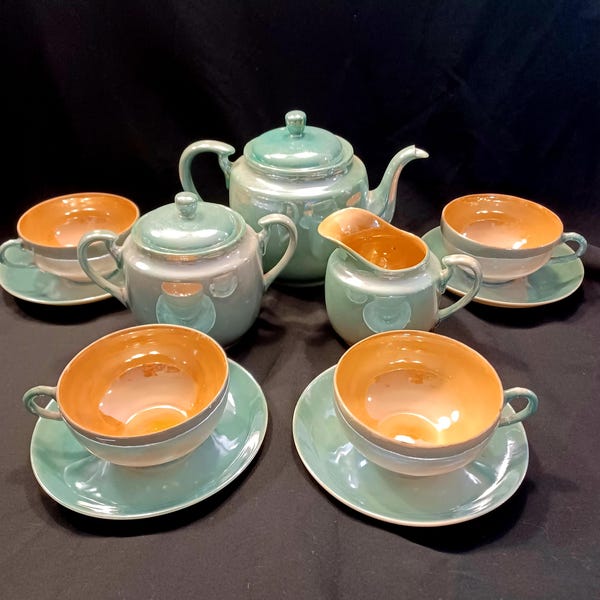 Art Deco Tea Set - Etsy