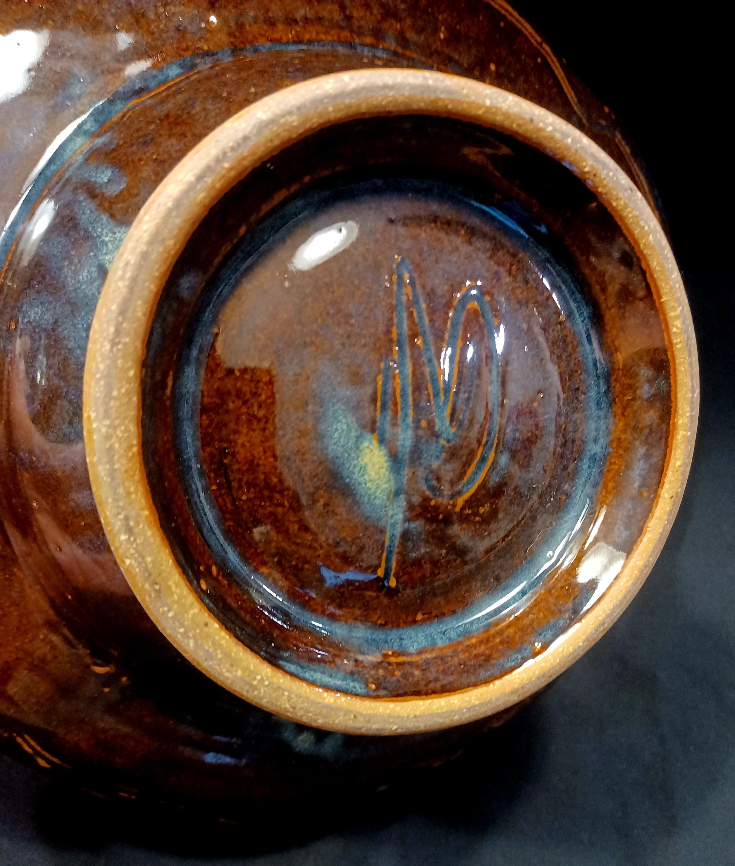 Beautiful Studio Pottery Bowl - Signed Chuck Moore? Pottery Dish ...