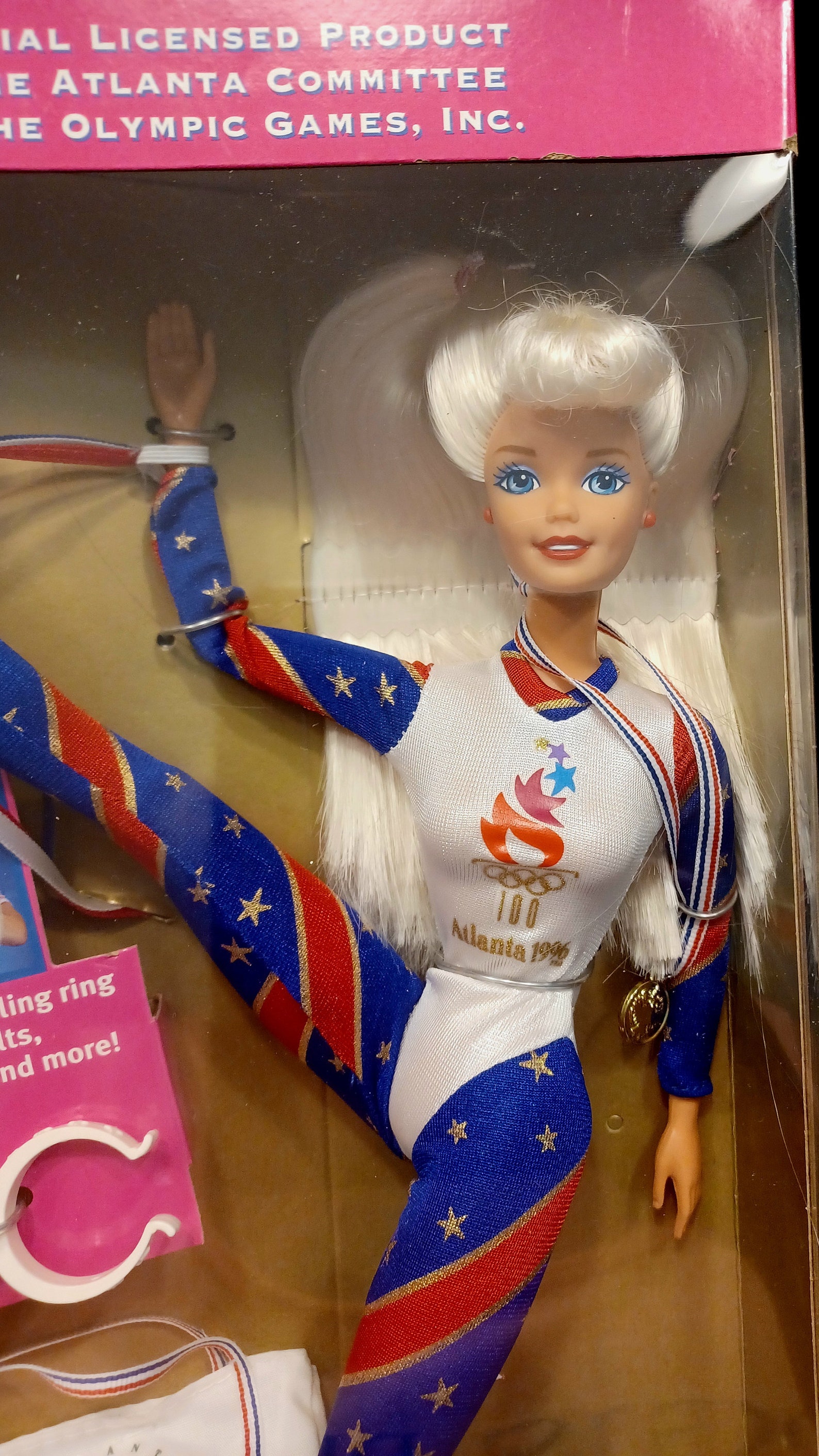 1995 Olympic Gymnast Barbie 15123 Mattel 1995 Olympic Gymnast Barbie ...