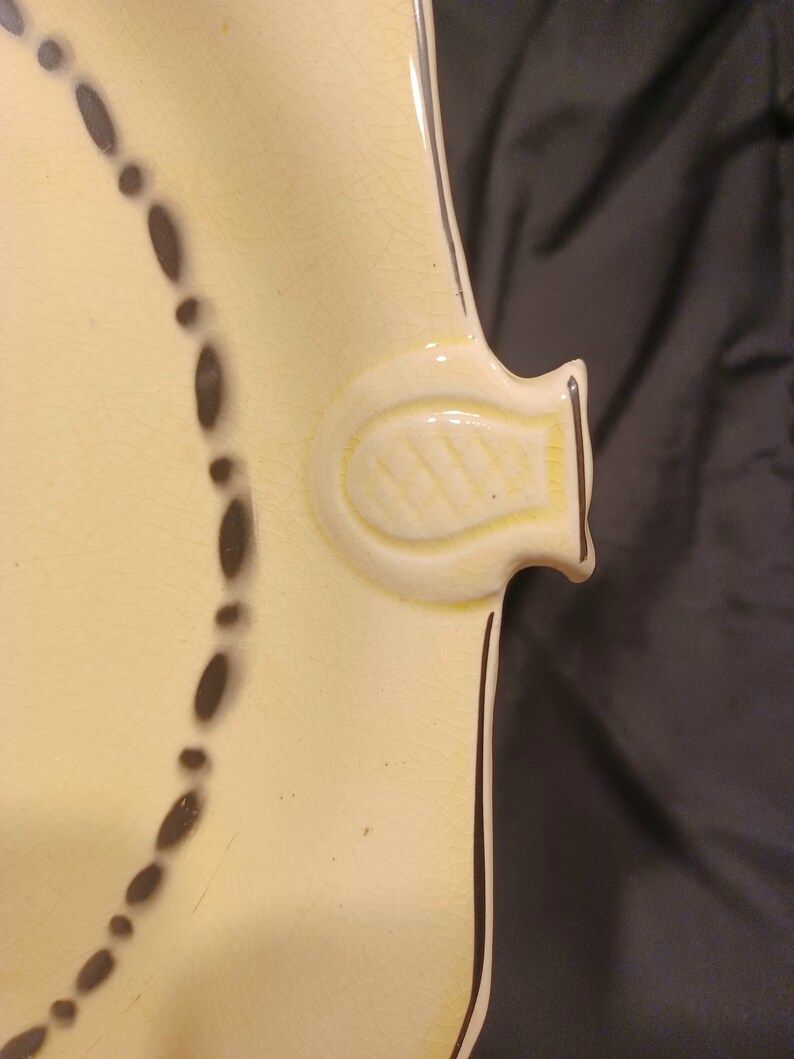 DUCE SILHOUETTE Plate Edwin Bennett Pottery Co Duce - Etsy