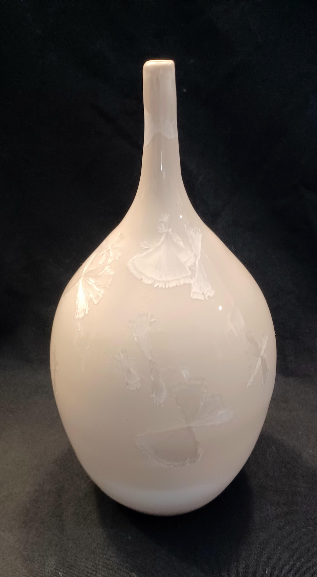 Crystalline Pottery Vase - Vintage Signed Crystalline Pottery Vase ...