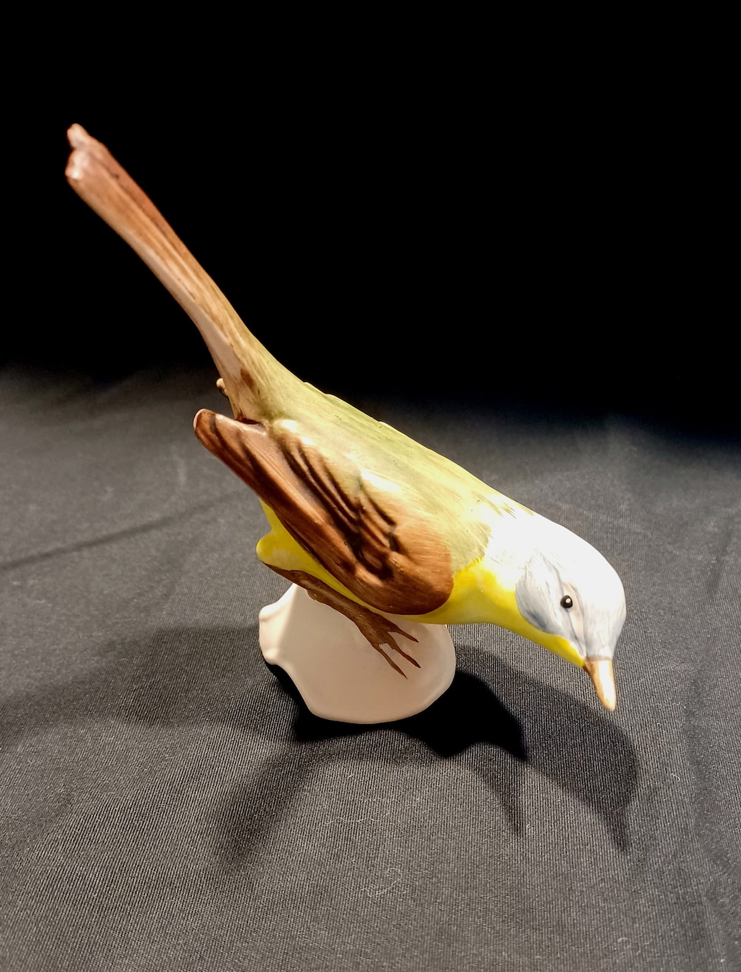GOEBEL Vintage 1970'S Yellow Wagtail Bird Figurine #CV 32 - Goebel Bird ...