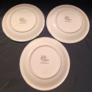 3 Snowman Salad/dessert Plates - "the Snow Friends Collection" by St ...
