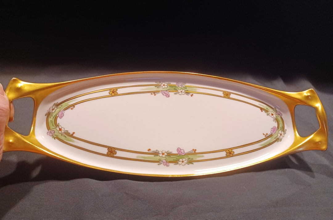 Pickard China - Pickard Handled Tray - Circa 1912 - 1918 Pickard China ...