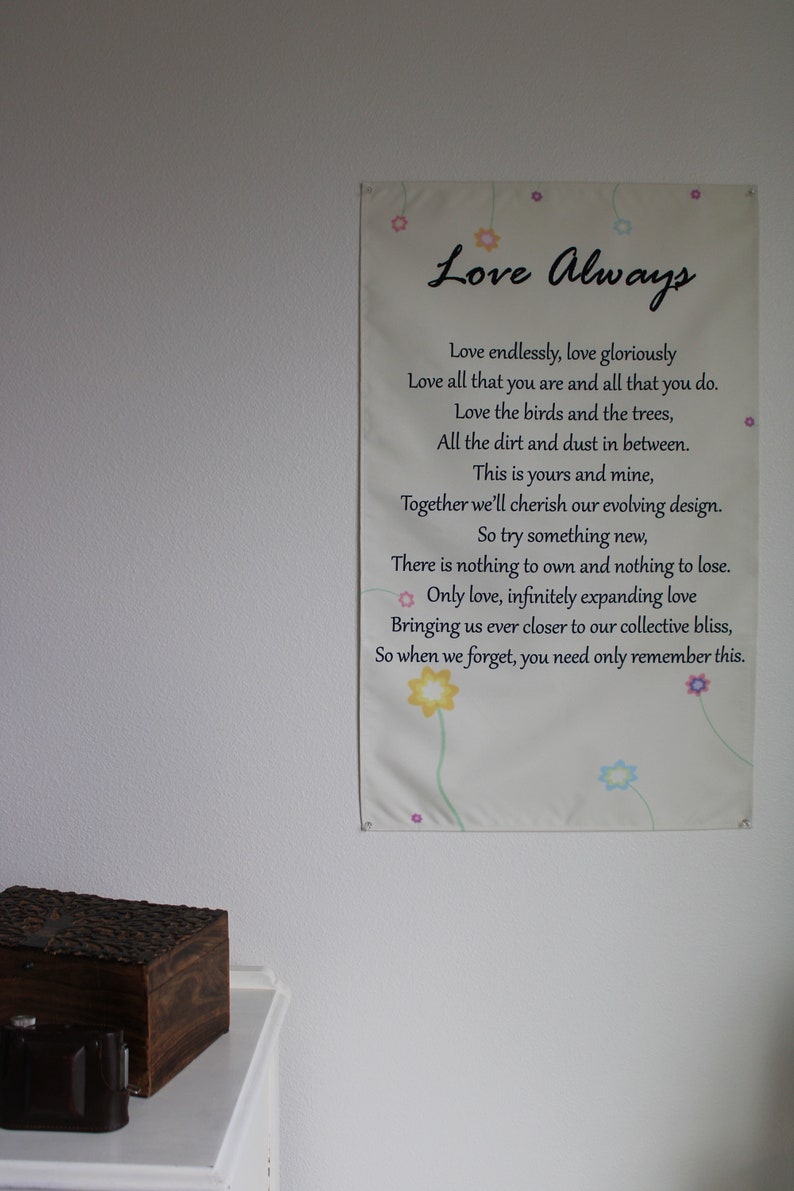 Love Always Poem Poster - Etsy