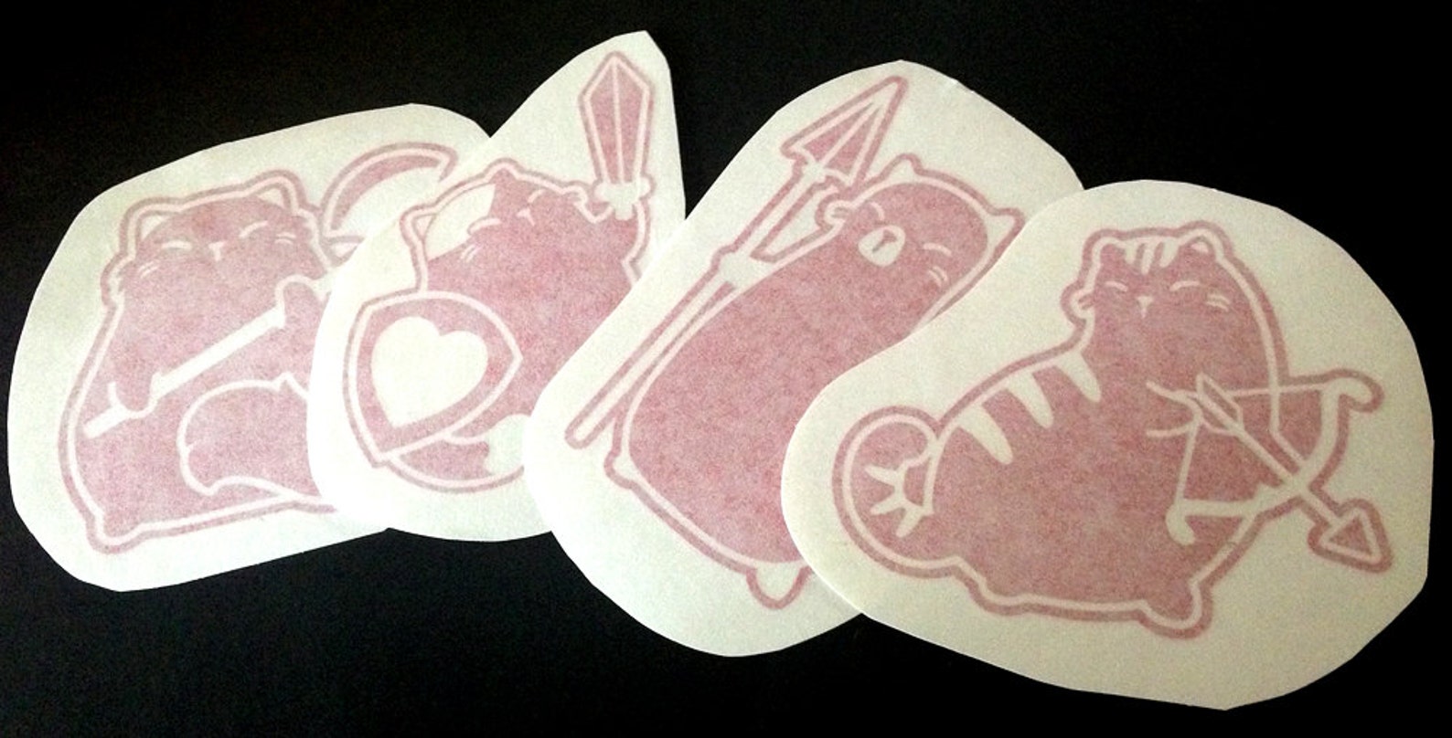 Single Brave Cat Vinyl Decal Brave Cats of Purrhaven Cat - Etsy