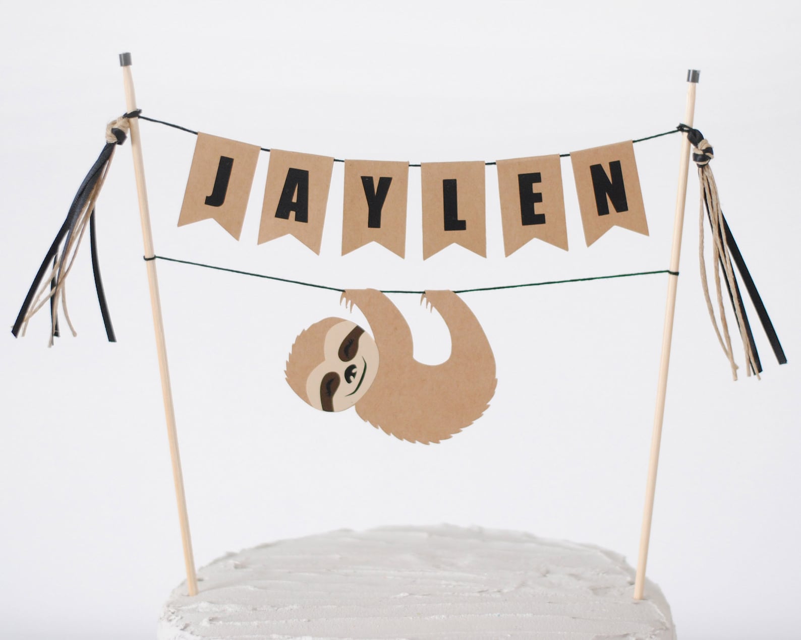Sloth Cake Topper for Birthday Sloth Party Cake Topper - Etsy