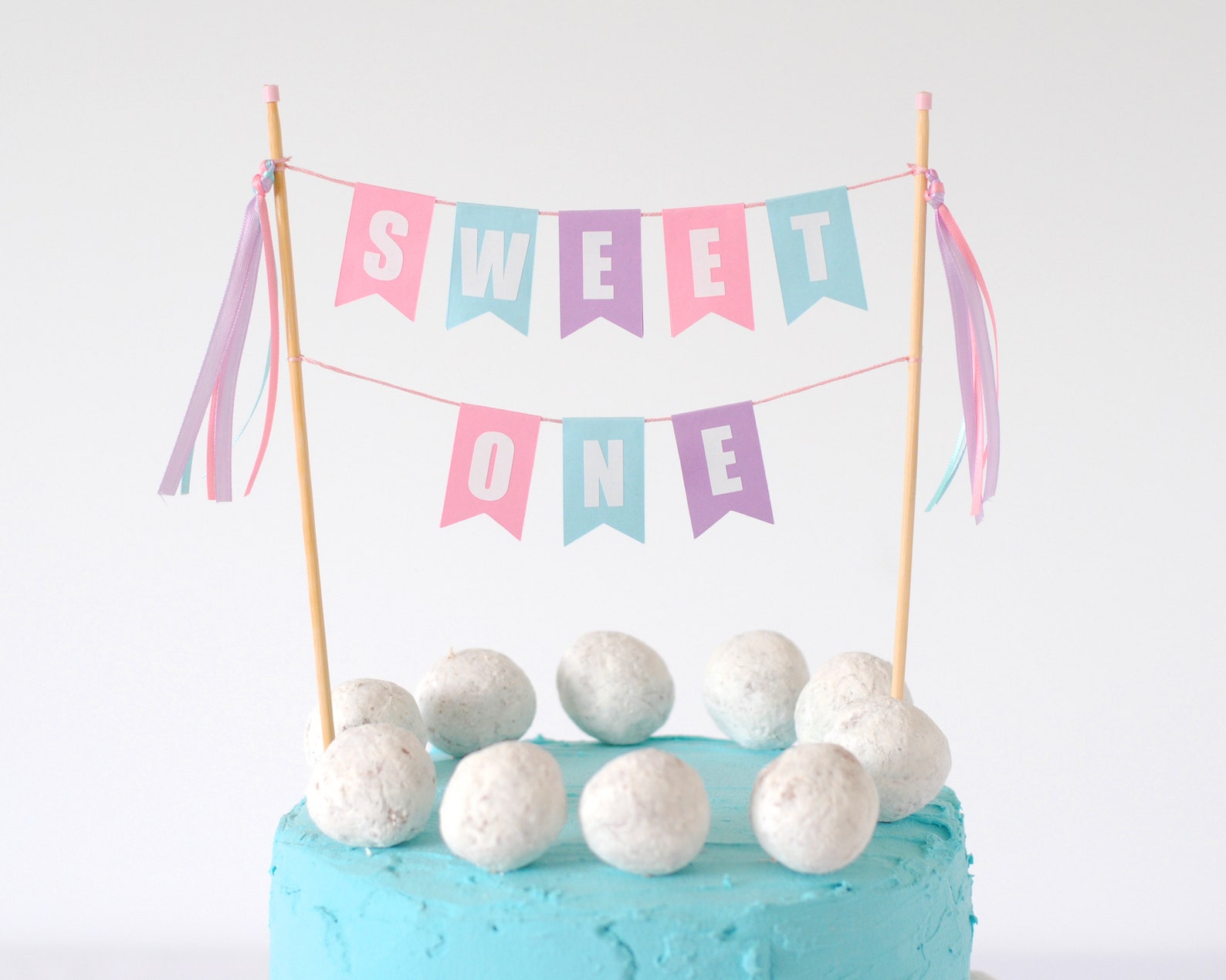 SWEET ONE Cake Topper Sweet One Birthday Party Theme 1st | Etsy