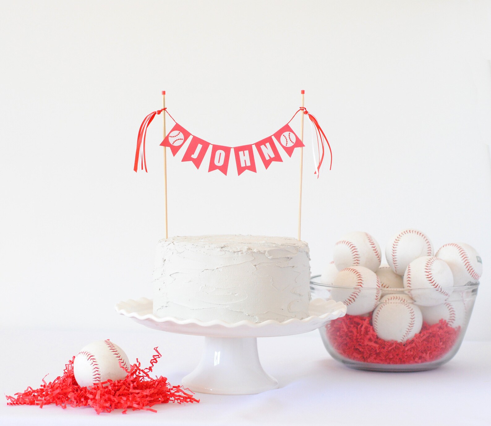 Baseball Party Cake Topper Baseball Birthday Party Decor - Etsy