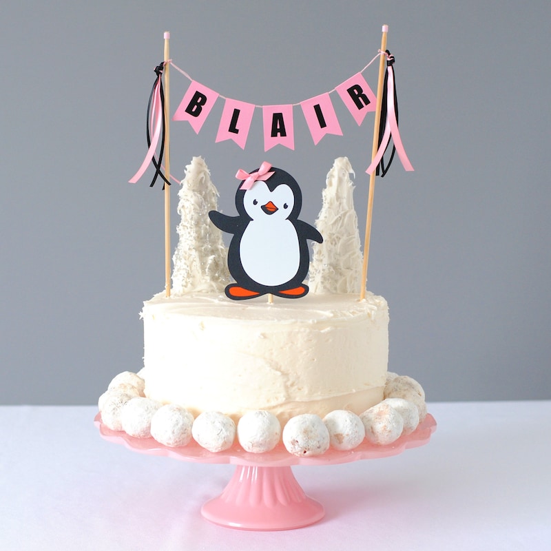 Penguin Cake Topper - Etsy