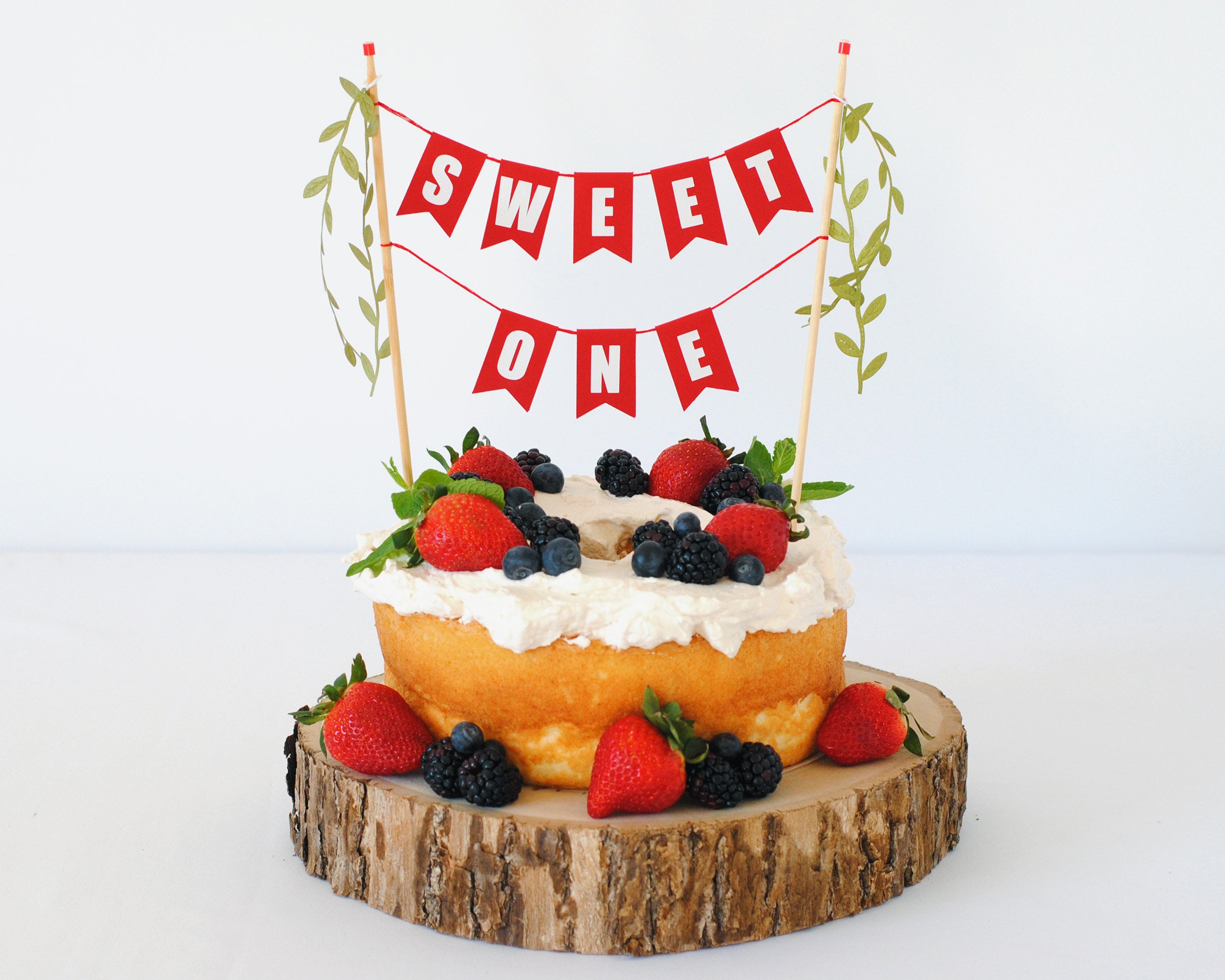 Berry Sweet One Birthday Cake Topper Berry First Birthday | Etsy