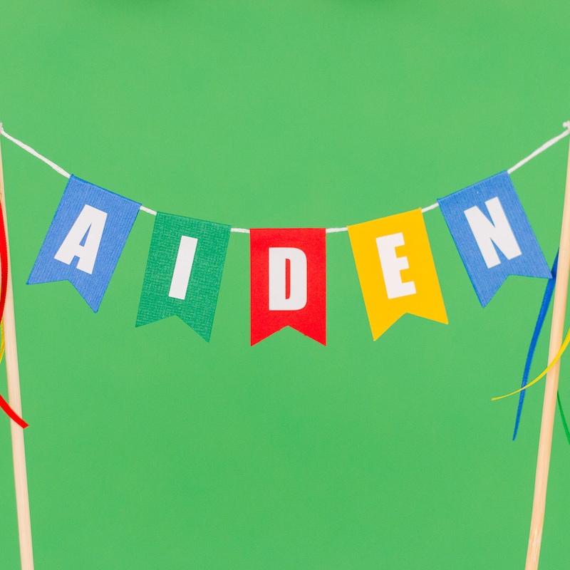 Colorful Kids Name Banner - Etsy