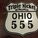 Ohio 555 Triple Nickel engraved road sign hanging man cave | Etsy