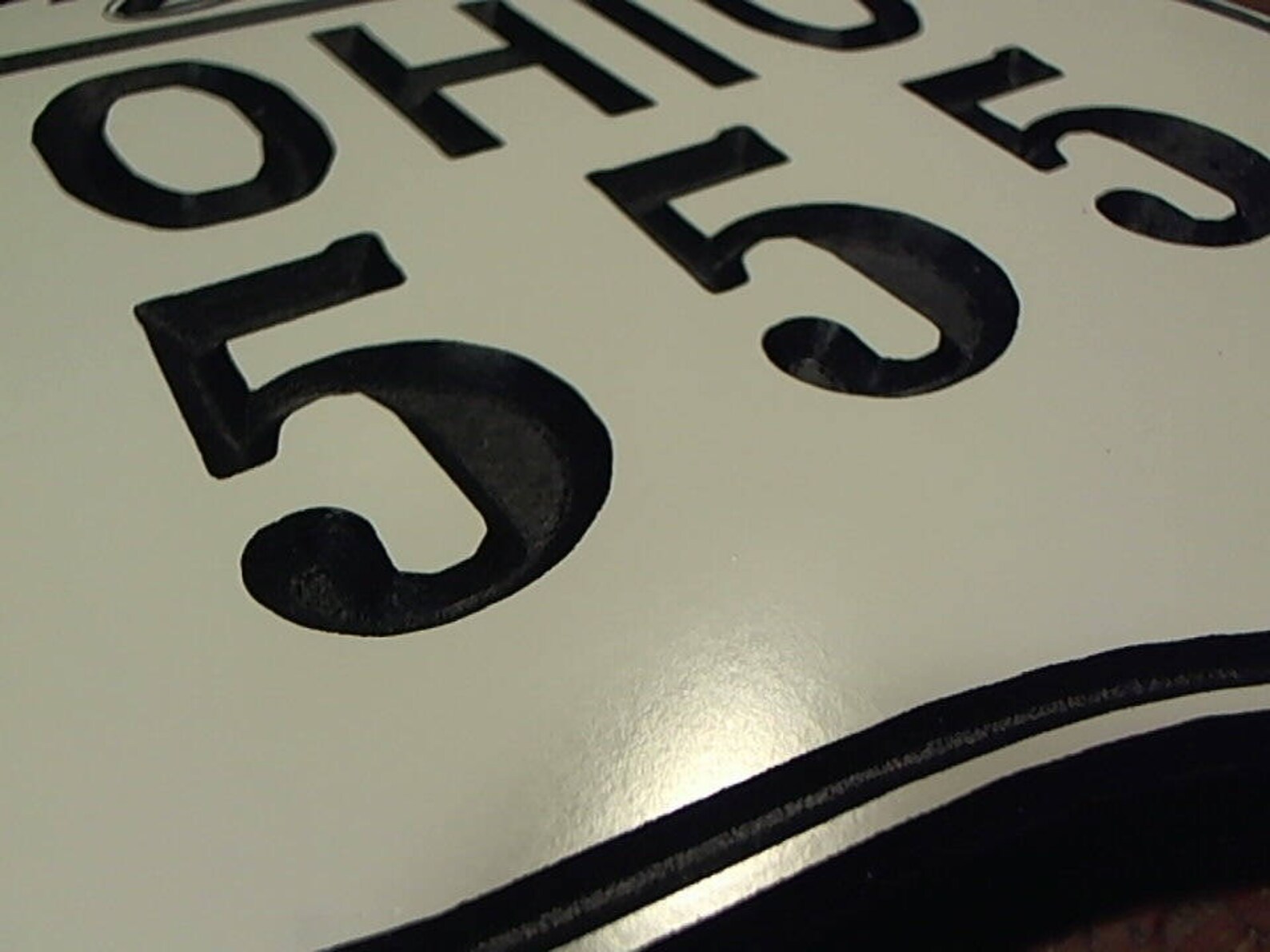 Ohio 555 Triple Nickel Engraved Road Sign Hanging Man Cave - Etsy