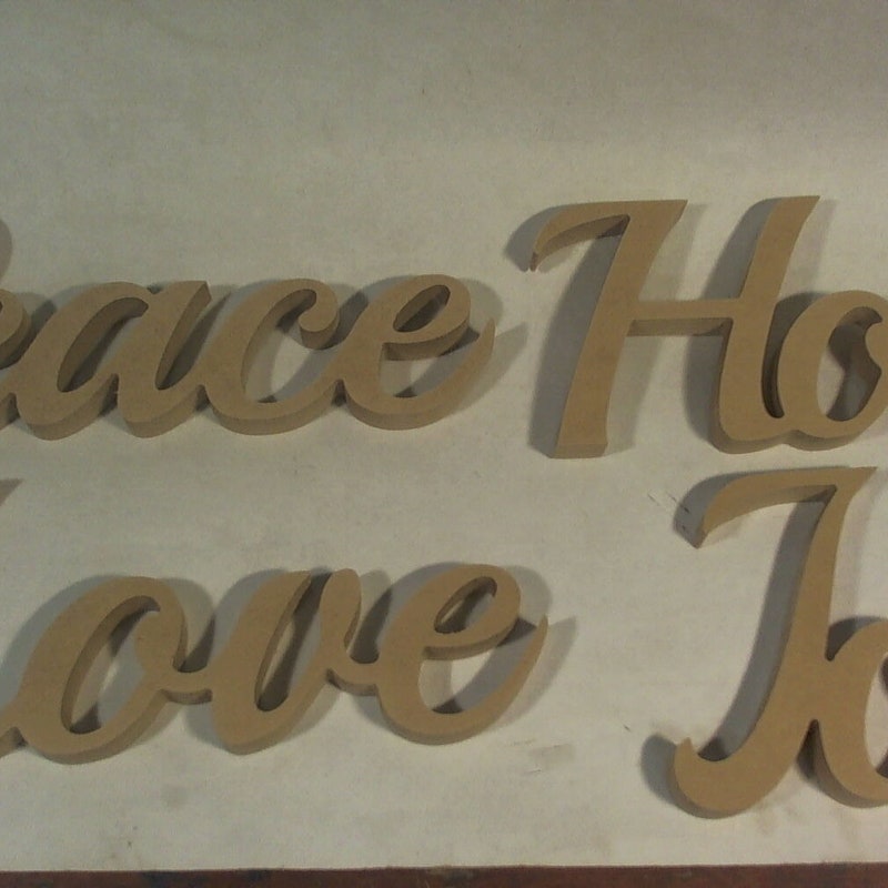 Mdf Joy Sign - Etsy