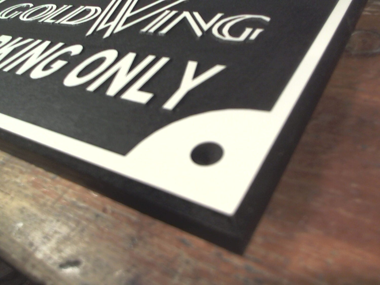 Honda GL1200 Classic Goldwing Parking Only Engraved Sign Man Cave ...