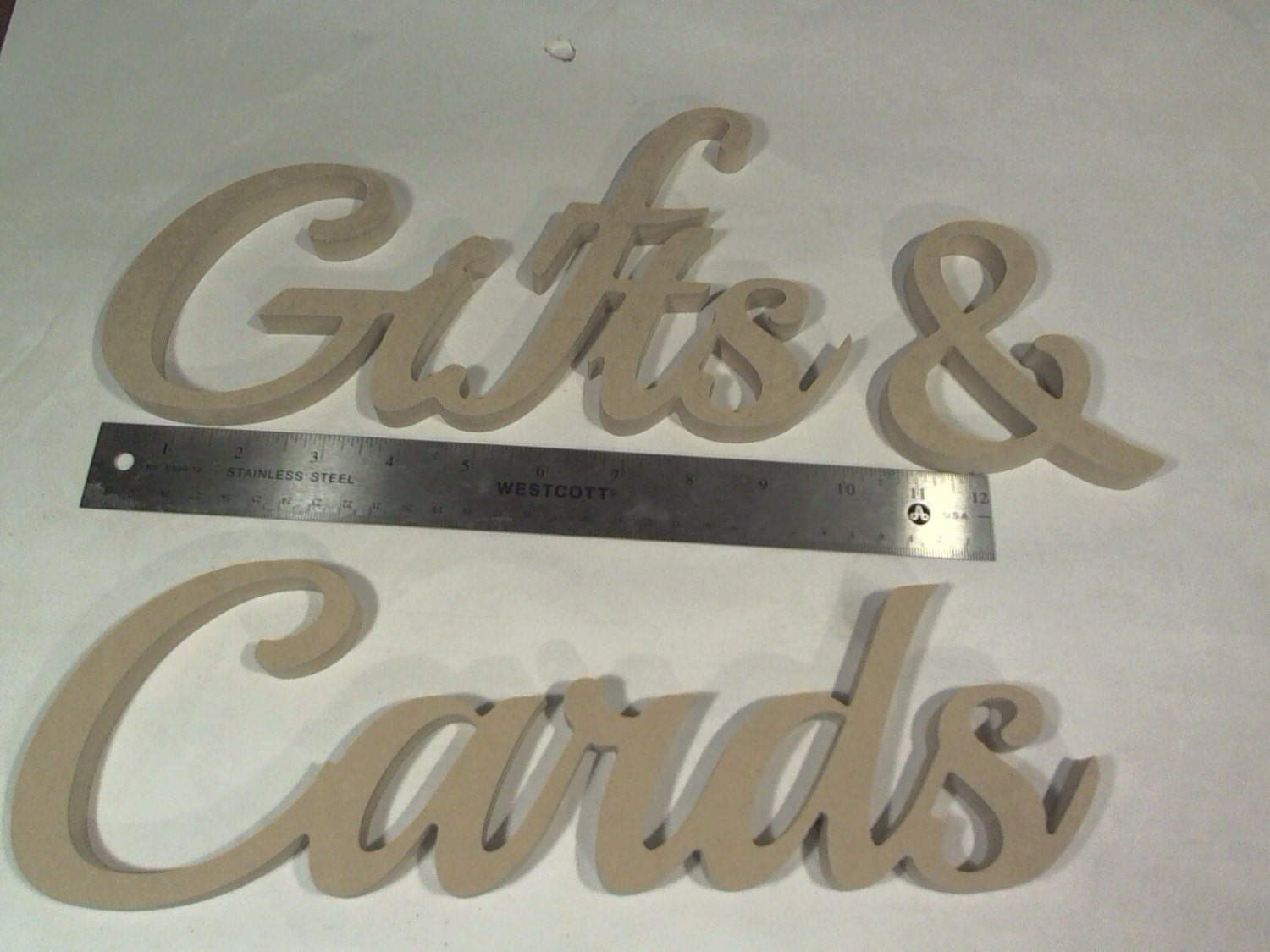 Free Standing Gifts & Cards Script Words for Wedding Reception - Etsy