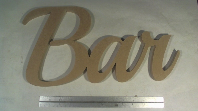 Free Standing Bar Word Cutouts - Etsy