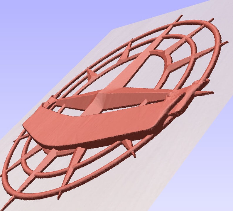 Compass Rose With Banner STL Relief File 3D Model Printer CNC Vectric ...
