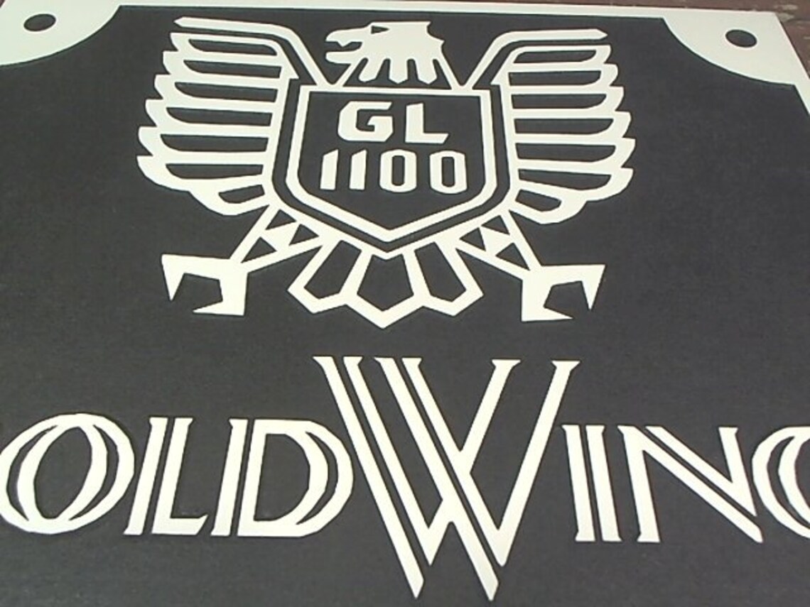 Honda GL1100 Classic Goldwing Parking Only Engraved Sign Man Cave ...