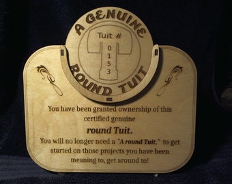 Round Tuit | Etsy