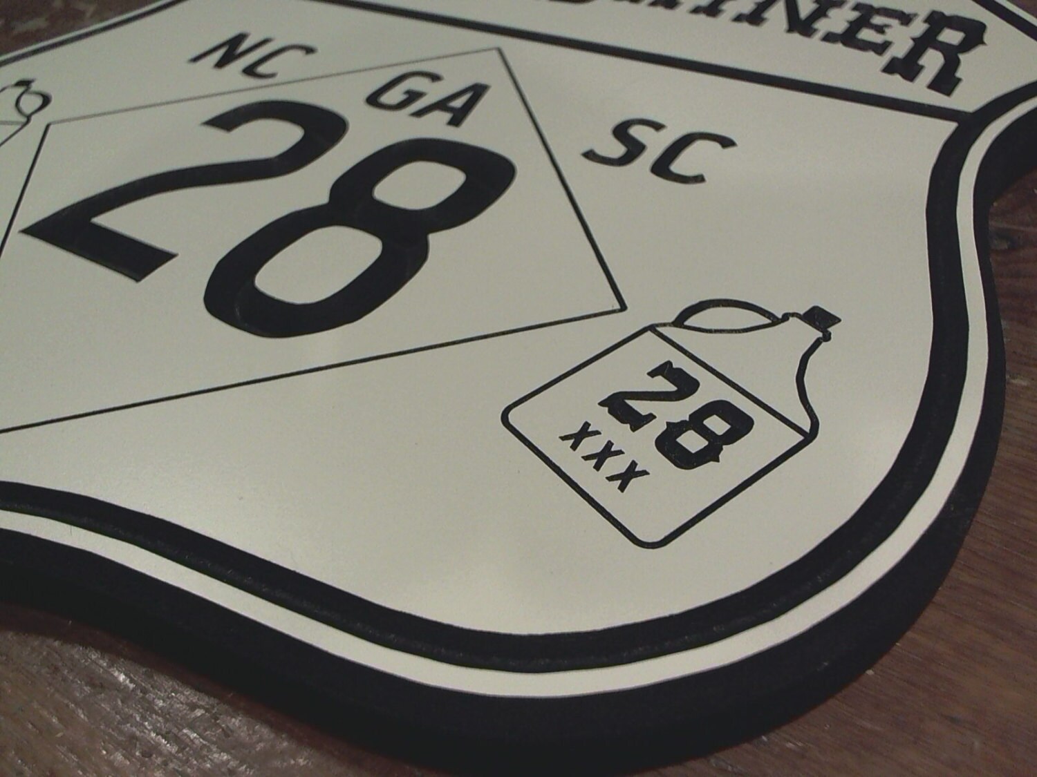 Moonshiner Route 28 Engraved Road Sign Hanging Man Cave Garage ...