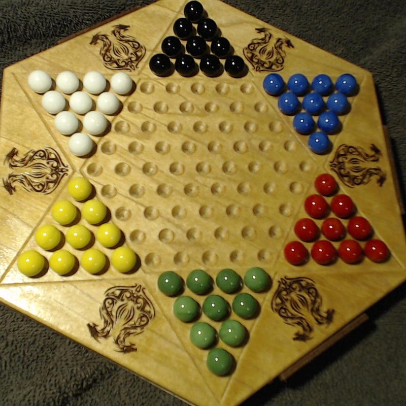 Wood Checker Board - Etsy