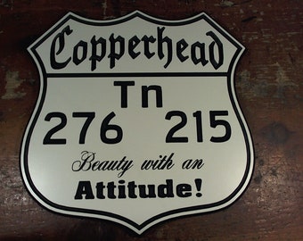 Copperhead Road Sign - Etsy