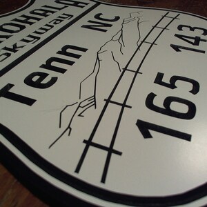 Cherohala Skyway Engraved Road Sign Hanging Man Cave Garage Motorcycle ...