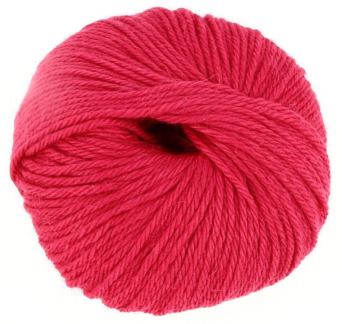Fuchsia Yarn - 100% Baby Alpaca - Medium - 50 Gr./ 109 Yd. - Etsy